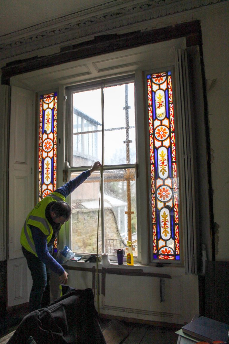 Before and After - a glorious Victorian window restoration